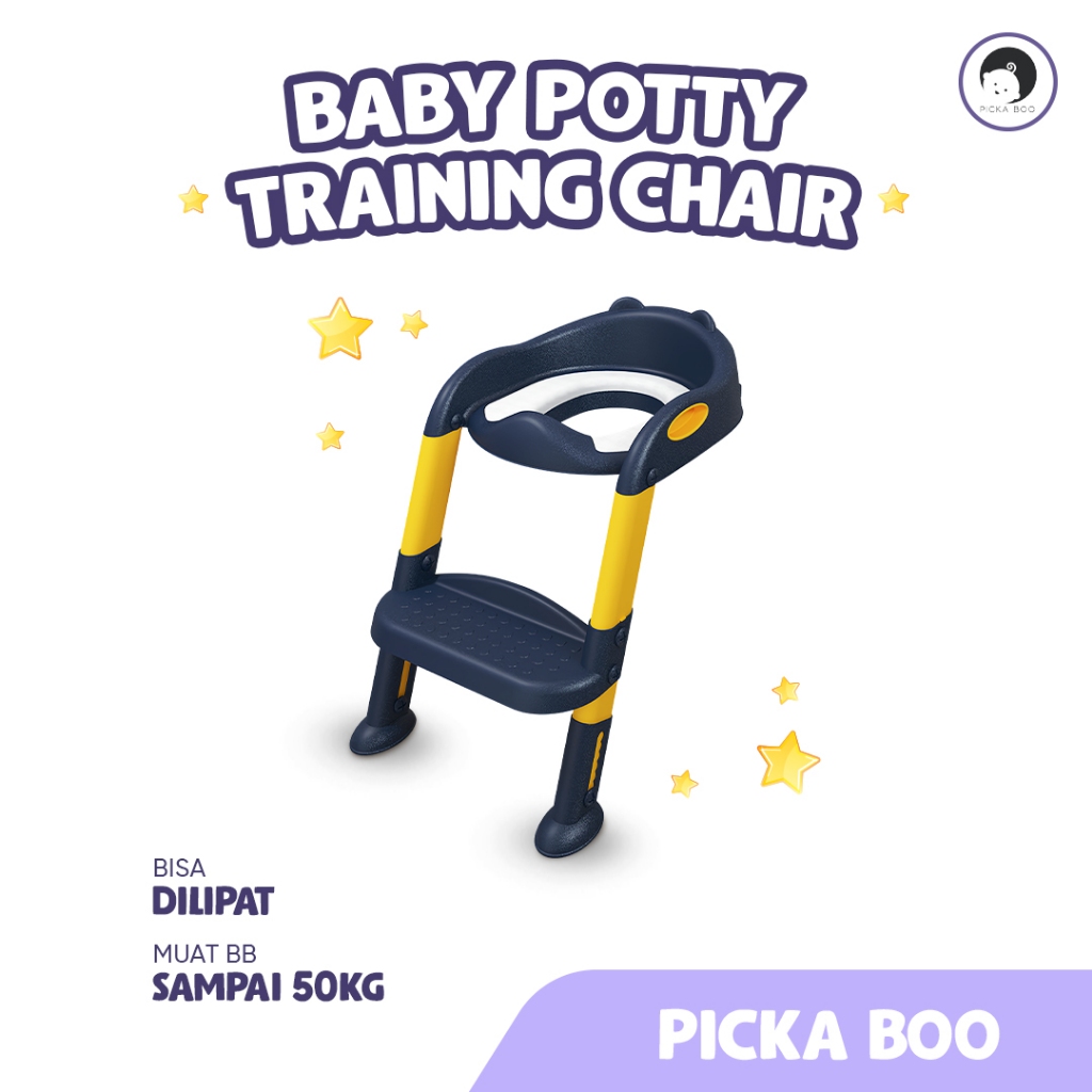 Jual PICKA BOO Toilet ladder kids tangga toilet potty chair anak toilet ...