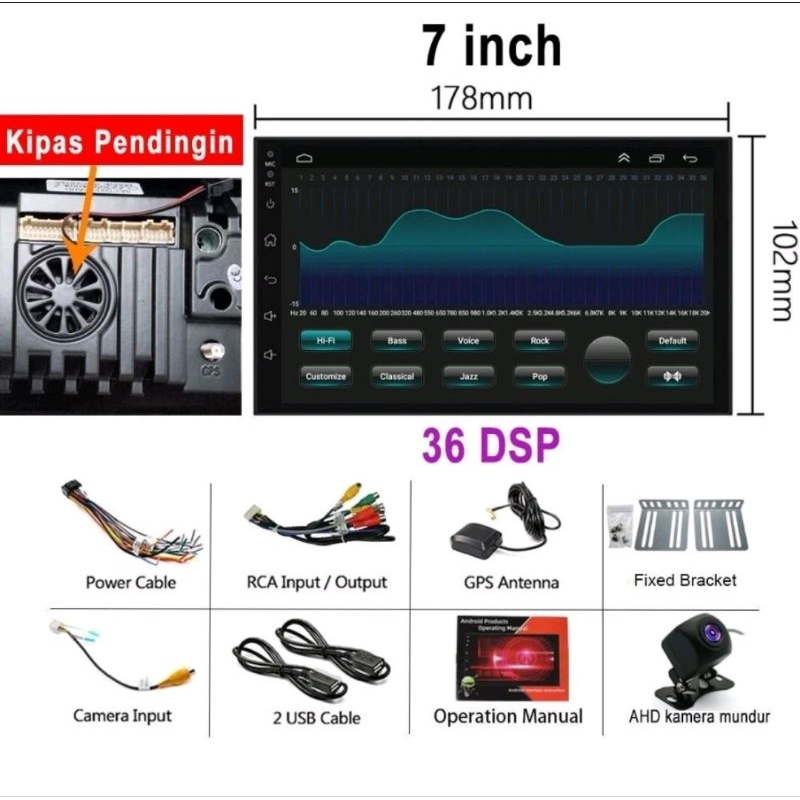 Jual UU///Head Unit Android Tv mobil Kualitas Terbaik Original | Shopee ...