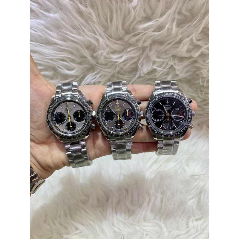 Jual JAM TANGAN PRIA/COWOK OMEGA SPEEDMASTER RACING CHRONOGRAPH MANUAL WINDING SUPER CLONE ...