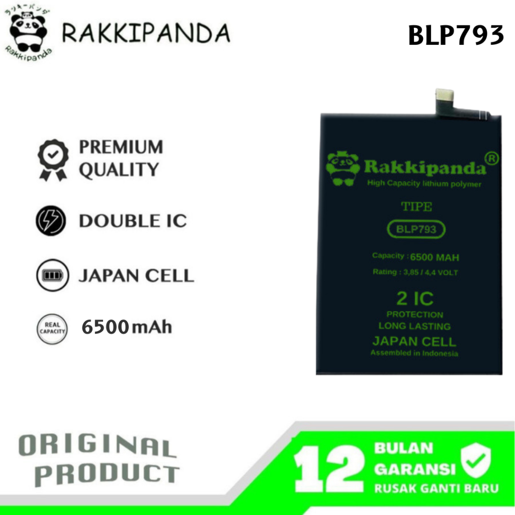 Jual RakkiPanda - BLP793 Realme C12/C15/C25/C25S/Narzo 20/Narzo 20A ...
