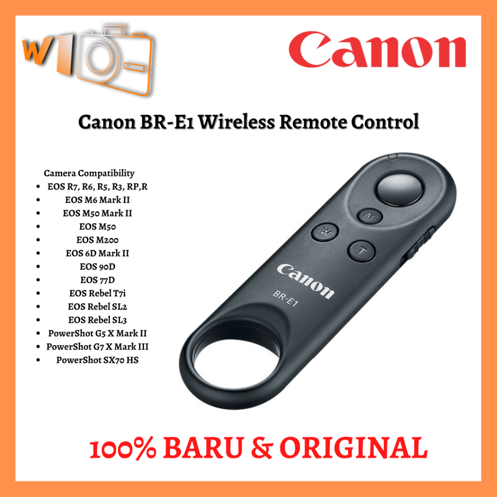 Jual REMOTE Canon BR-E1 Wireless Remote Control | Shopee Indonesia