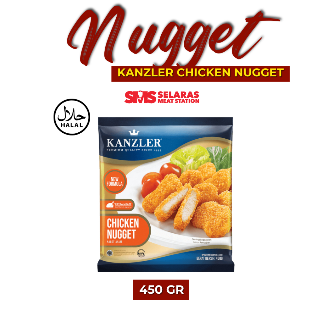 Jual Kanzler Original Premium Chicken Nugget 450 gr Nuget Ayam Frozen ...