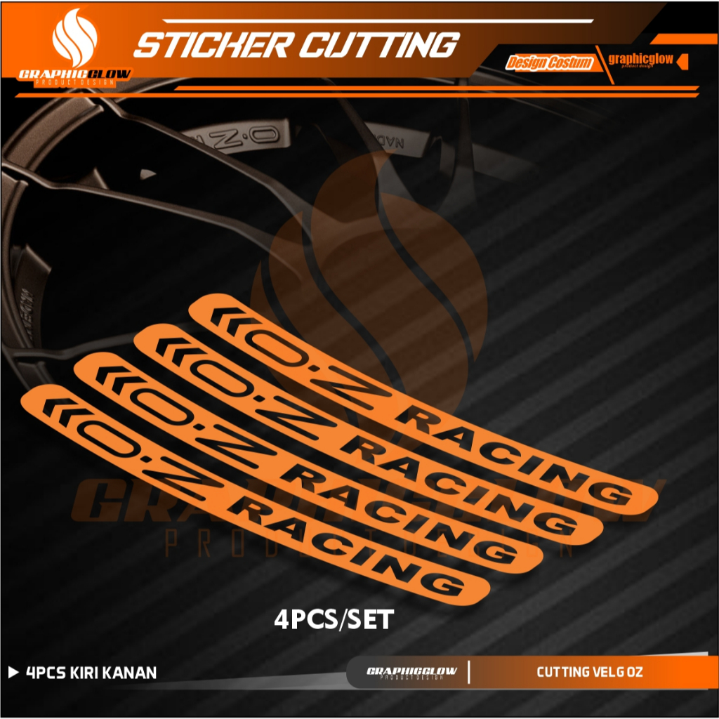 Jual STICKER VELG MOTOR OZ RACING KUALITAS TERBAIK | Shopee Indonesia