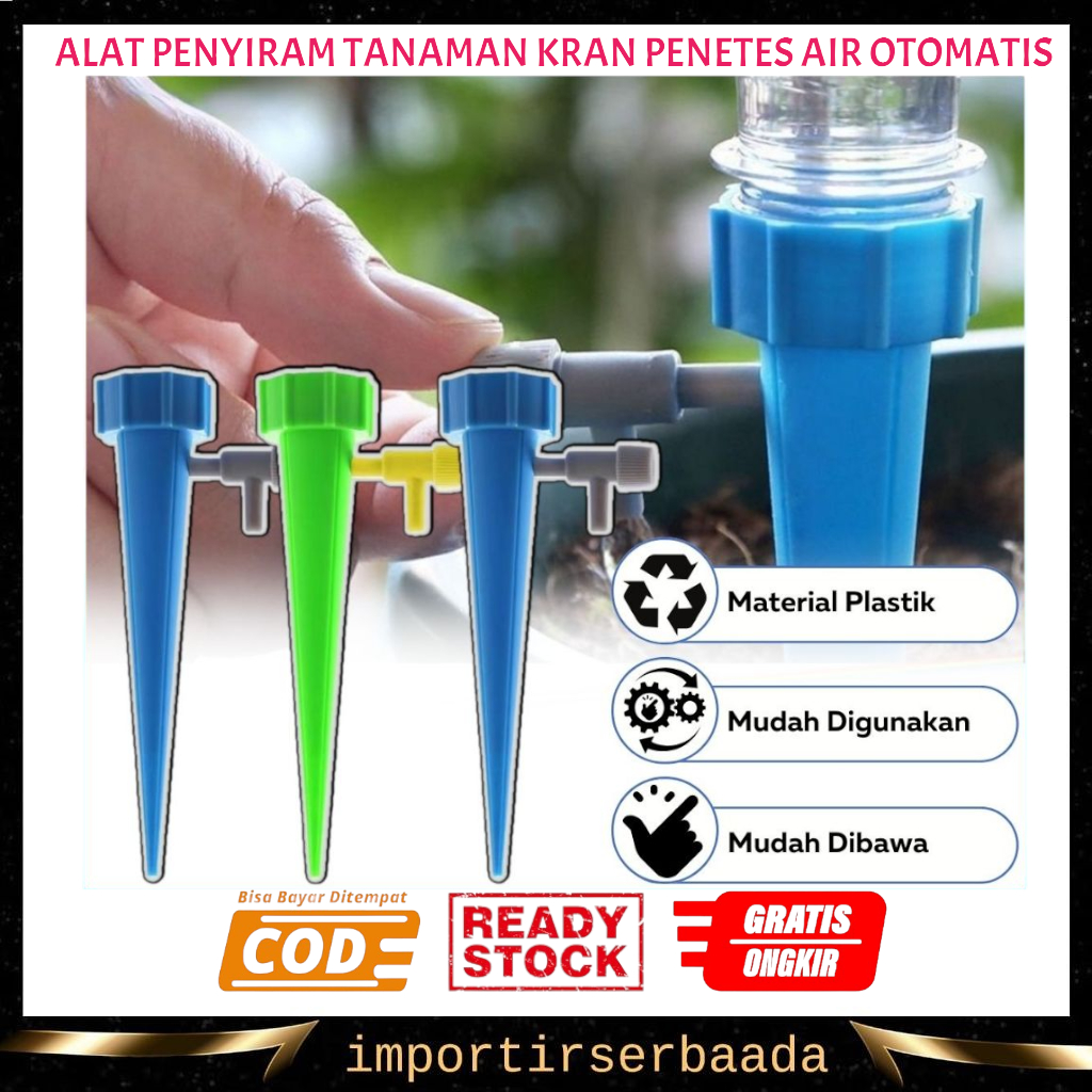 Jual IMP- Alat Tetes Tanaman Penyiram Otomatis Corong Tancap Botol ...