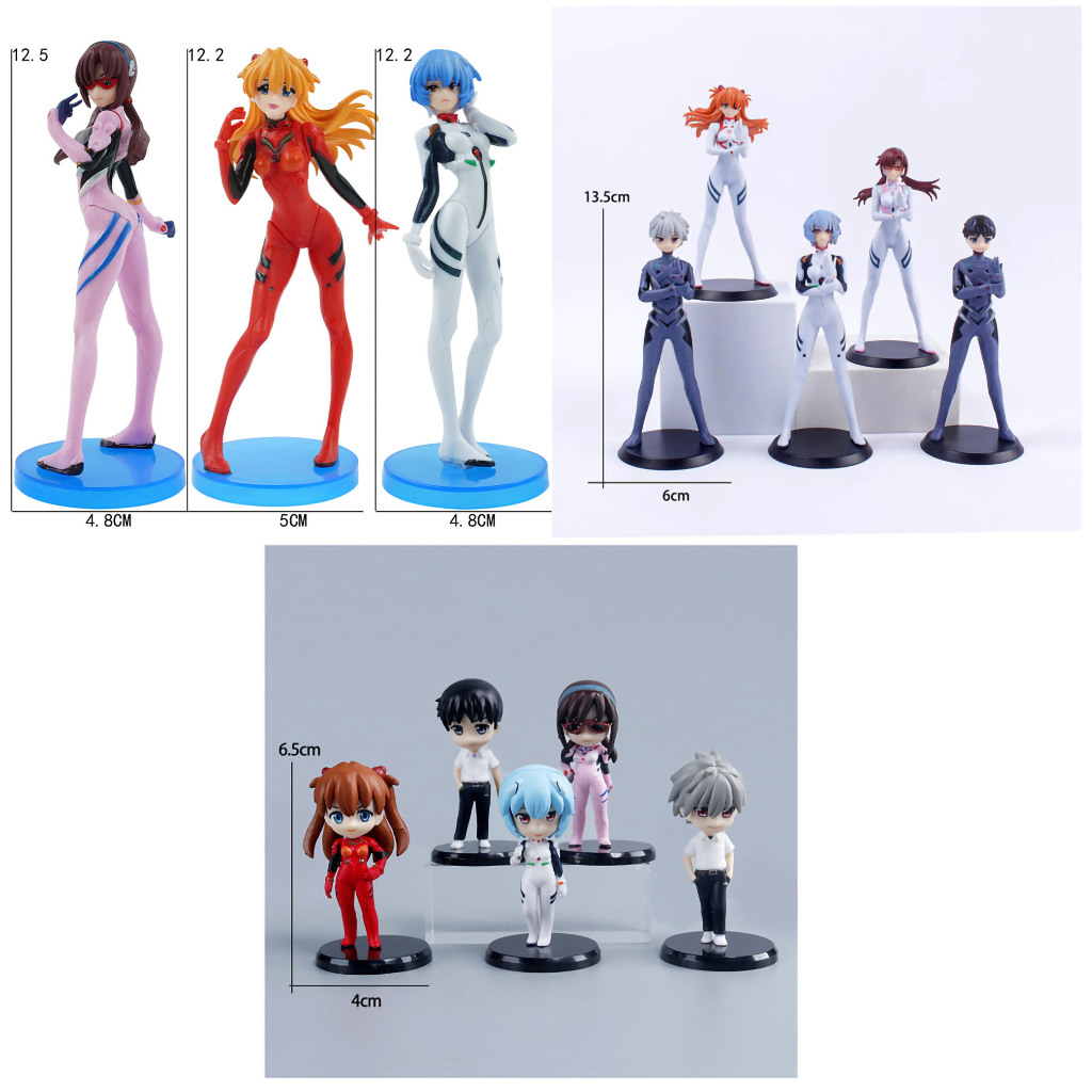 Jual Evangelion Neon Genesis Set Variasi Asuka Ayanami Ikari Shinji ...