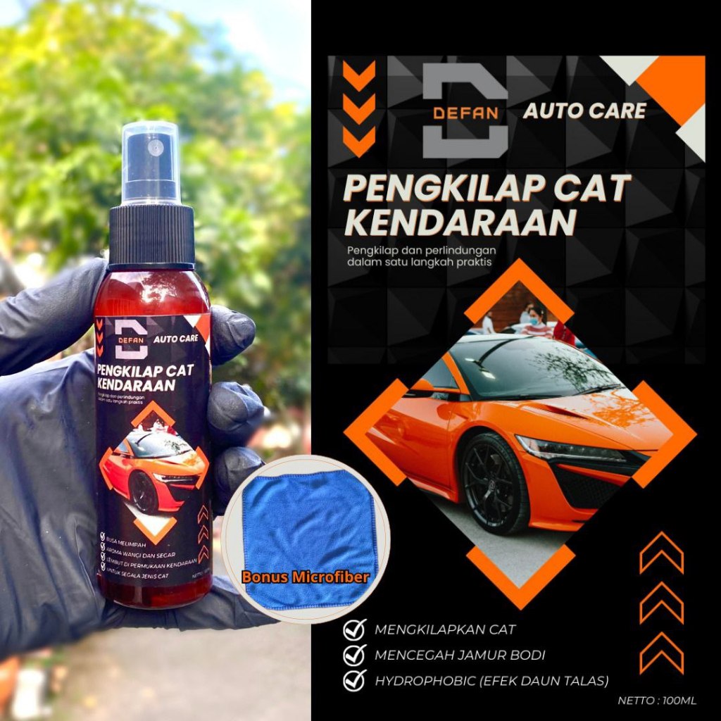 Jual Pengkilap Cat Semua Jenis Kendaraan & Helm Kemasan 100ml By Defan ...