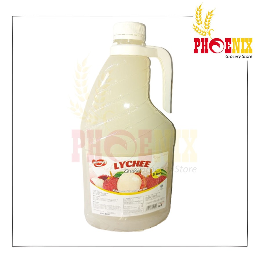 Jual Naraya sirup leci cordial lychee concentrate 2 Liter | Shopee ...