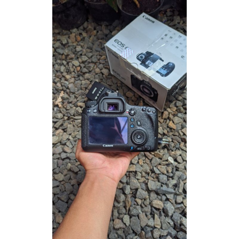 Jual Dslr Canon 6D Wi-Fi body only fullset dus box | Shopee Indonesia
