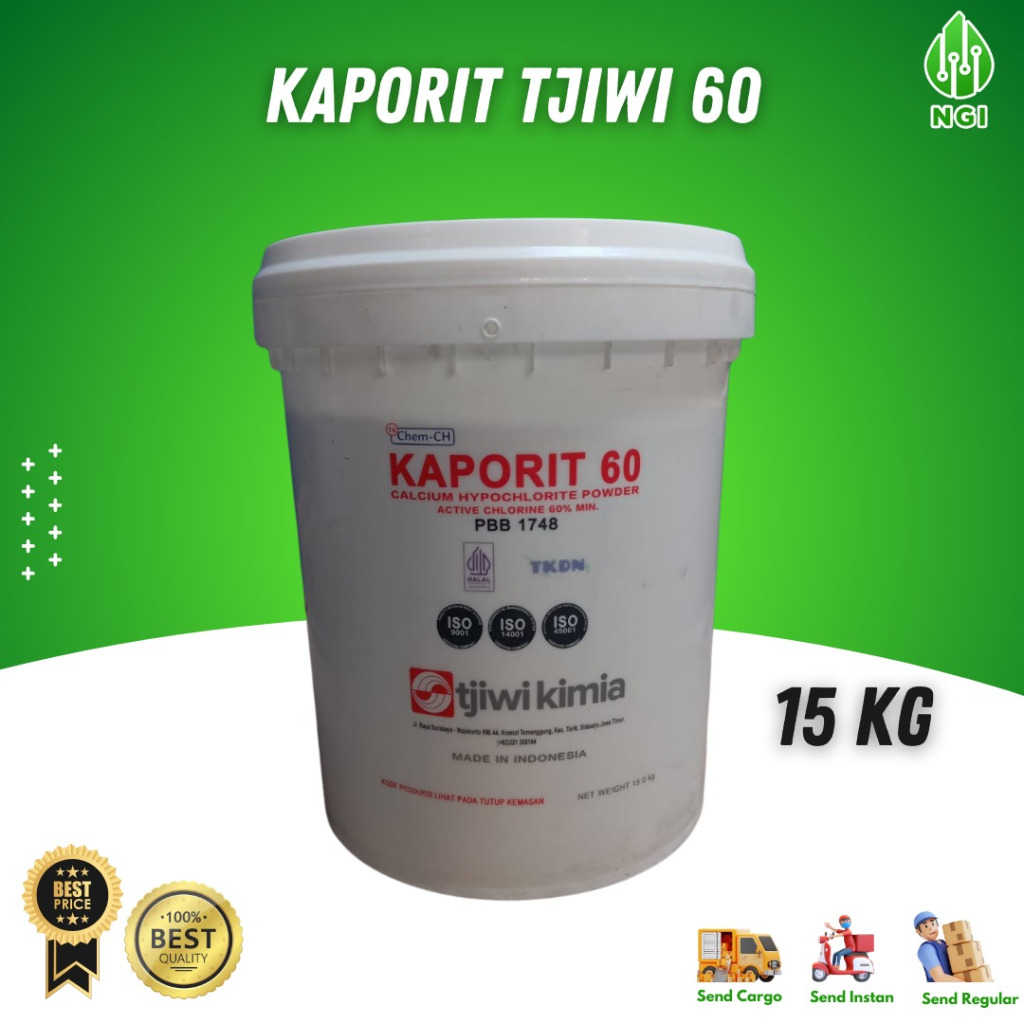 Jual Kaporit tjiwi 60% 15kg | Shopee Indonesia