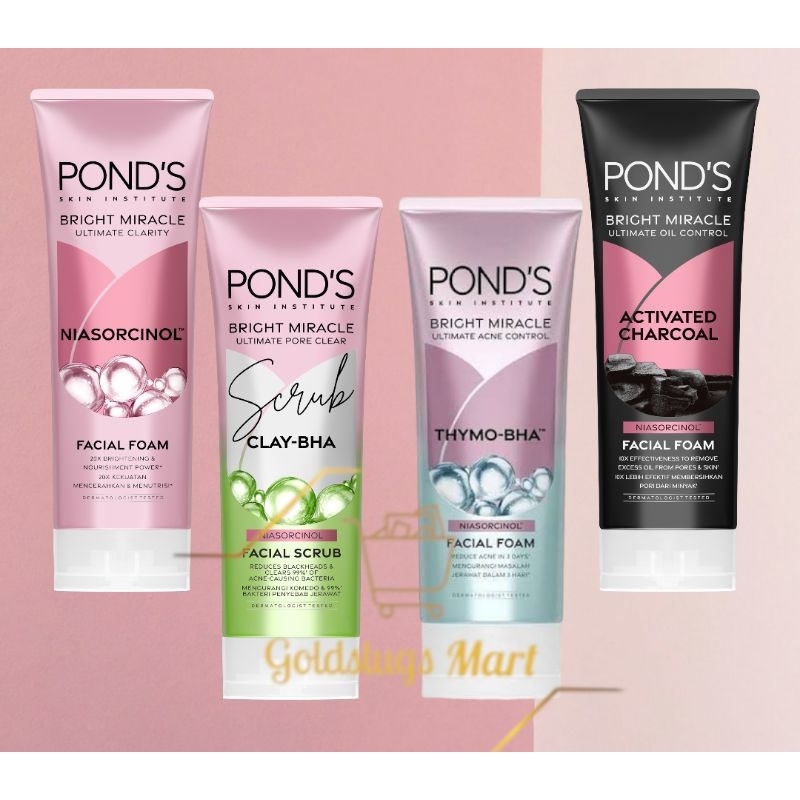 Jual POND'S Ponds Facial Foam 100ml | 100gr / Sabun Cuci Muka | Shopee ...