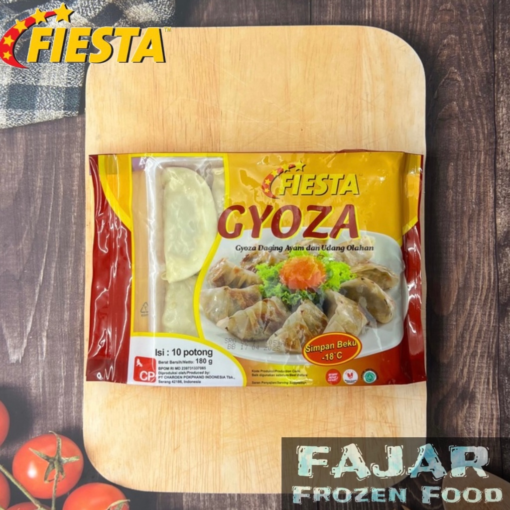 Jual FIESTA GYOZA 180gr ISI 10 POTONG | FIESTA DAMPLING AYAM 180gr ISI ...