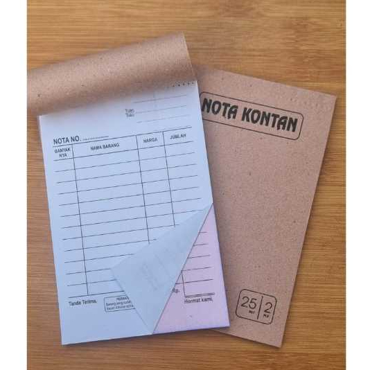 Jual BUKU NOTA KONTAN 2 PLY | 25 Set | Uk 1/4 Folio 10,5cm x 13,5cm ...