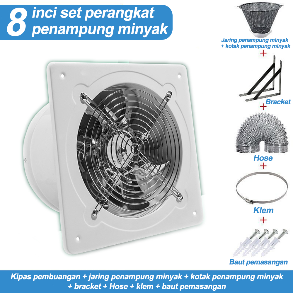 Jual SOKANY Exhaust Fan 4/6/8/10/12/14/16 Inch Kipas Angin Kipas Atap ...
