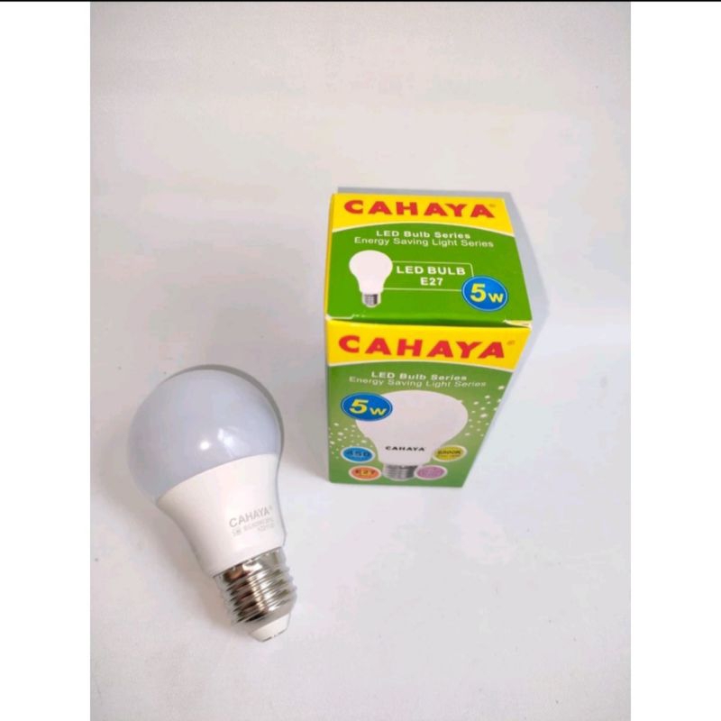 Jual Lampu Bohlam LED Cahaya Putih 5 Watt dan 5W | Shopee Indonesia