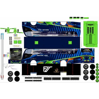 Jual LEMBARAN POLA BUS JEDHA JET BUS 5 TUNGGAL JAYA / PAPERCRAFT ...