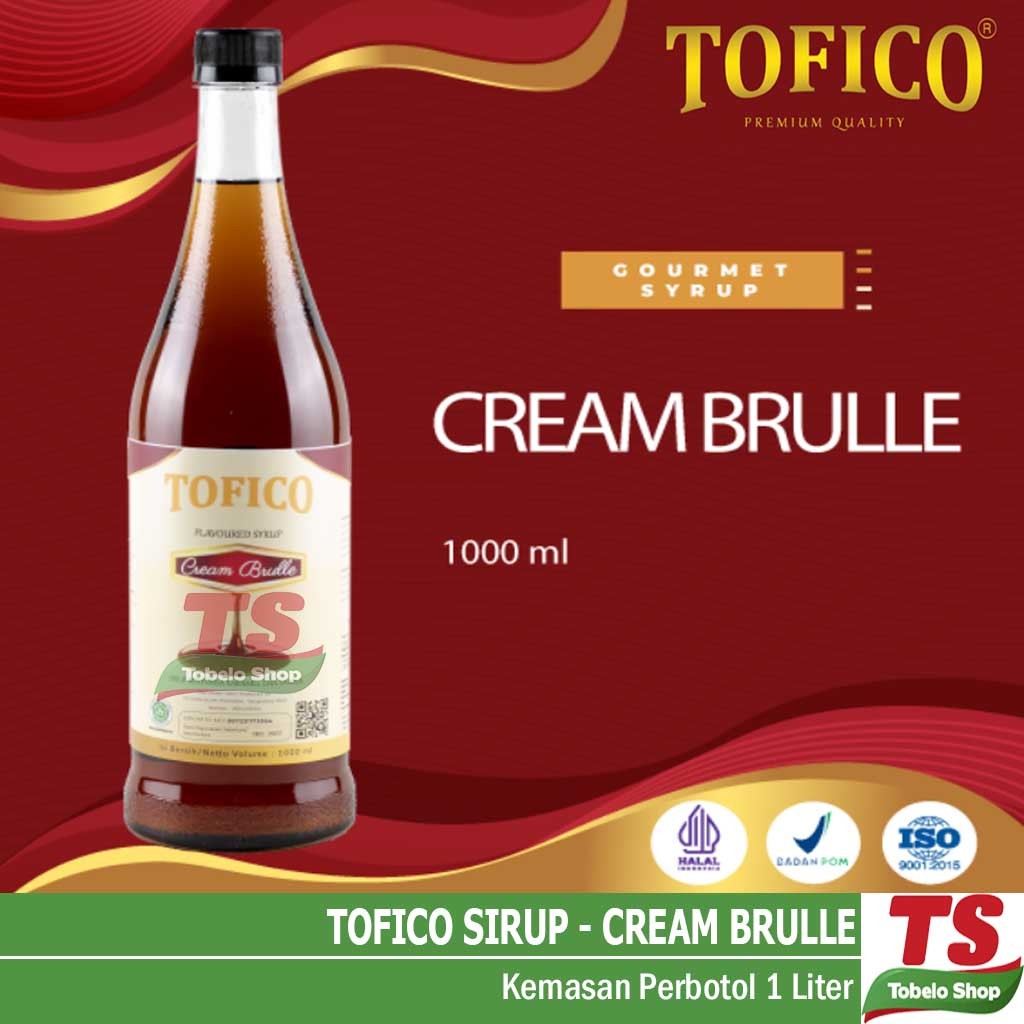 Jual TOFICO CREAM BRULLE SYRUP / TOFICO CREAM BRULLE SIRUP / TOFICO SYRUP CREAM BRULLE / TOFICO ...