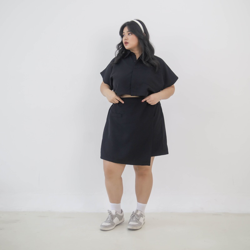 Jual FLOWNELSS - Glime Set (Crop Top or Skort) | Shopee Indonesia