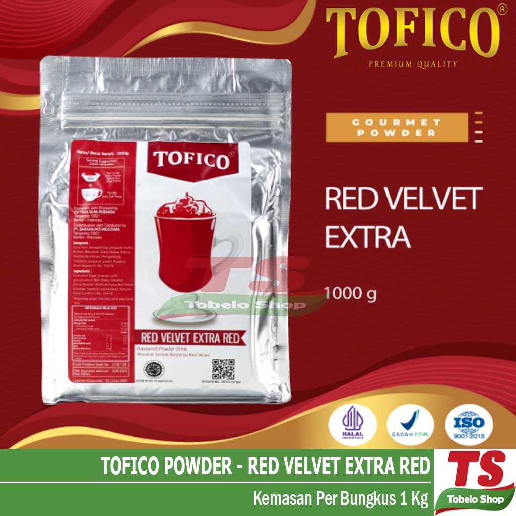 Jual TOFICO RED VELVET EXTRA RED POWDER / TOFICO POWDER RED VELVET ...