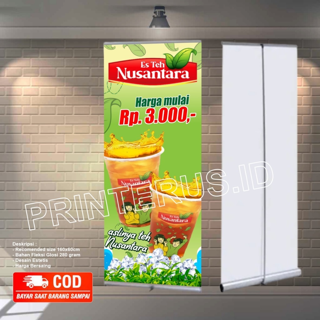 Jual Bisa COD Banner mmt Backdrop Roll UP Banner Display Toko ukuran ...