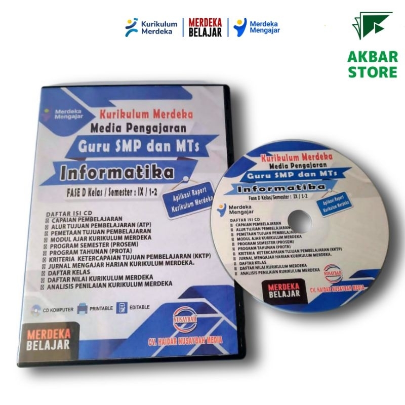 Jual Modul Ajar SMP Kelas 9 INFORMATIKA Kurikulum Merdeka | Shopee ...