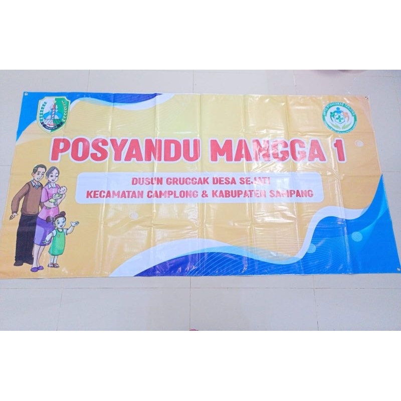 Jual Spanduk Posyandu/Backdrop Posyandu/Spanduk Custom | Shopee Indonesia