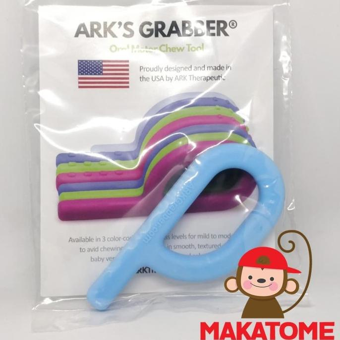 Jual ARK Baby Grabber Standard Light Blue Oral motor Chew Therapy Ark's ...