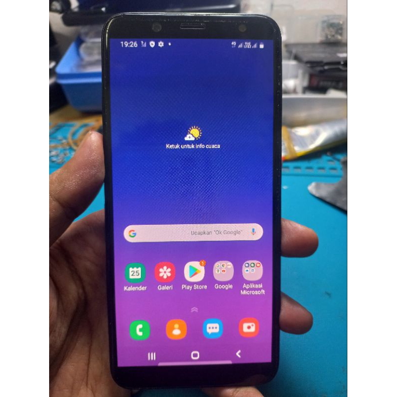Jual LCD Samsung A6 2018 A600 J6 Original Copotan | Shopee Indonesia