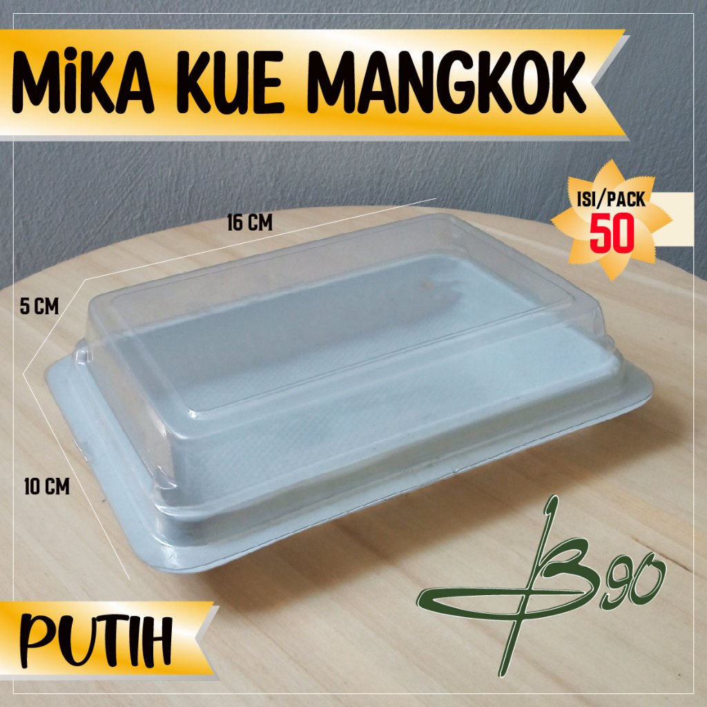 Jual Mika Snack Box Putih Tebal /Mika Kue Mangkok isi 50pcs | Shopee ...