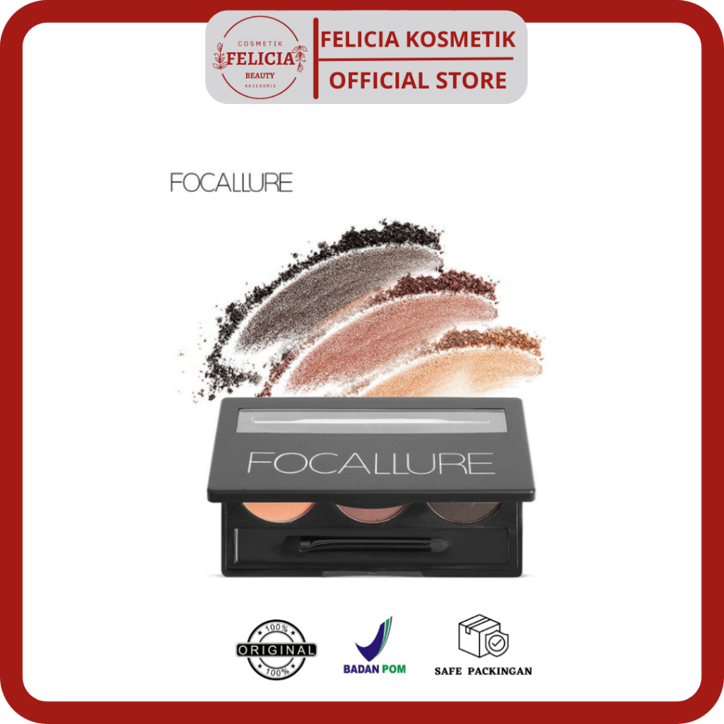 Jual FOCALLURE (FA04) BROWS POWDER Eye Brows Powder-Eyebrow Kit ...