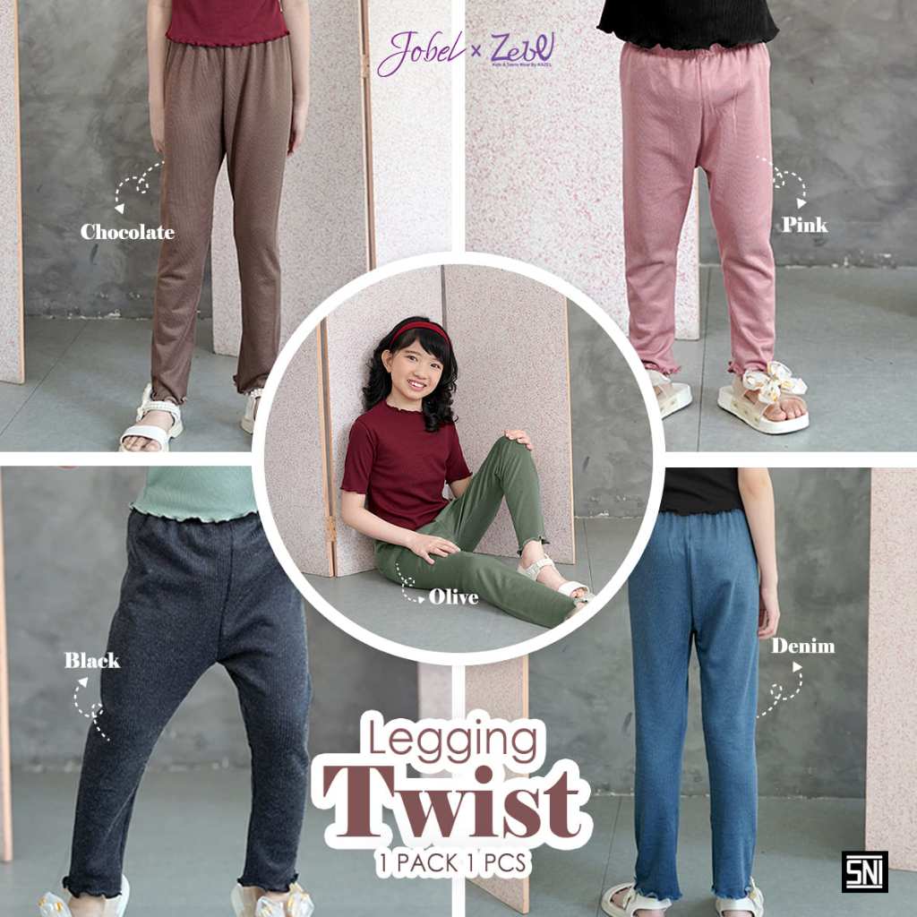 Jual Jobel x Zebe Legging Twist (6 bulan - 9 tahun) | Shopee Indonesia