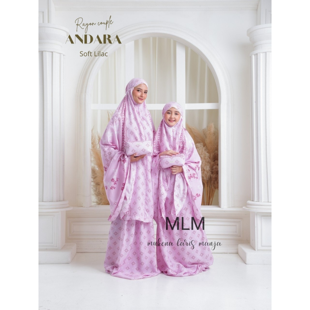 Jual MUKENA RAYON PREMIUM ANDARA 2IN1 COUPLE ( DEWASA / REMAJA / ANAK ...