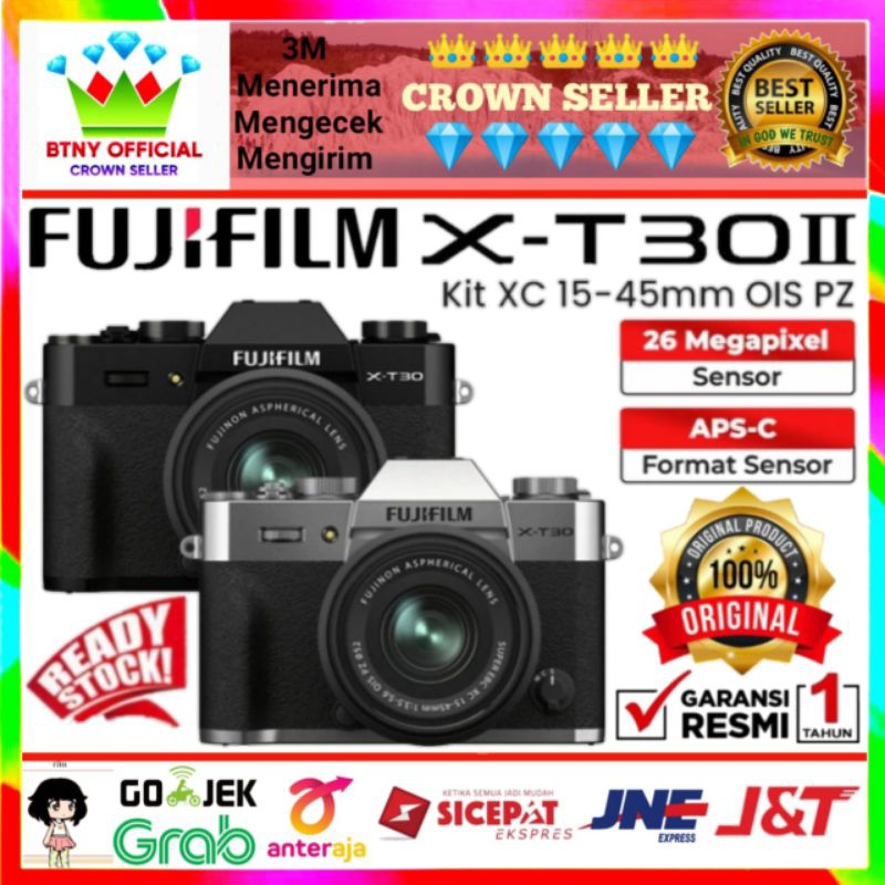 Jual FUJIFILM X-T30 Mark II / XT30 Mark 2 XT30II Kit XC 15-45mm OIS PZ- Fujifilm Camera ...