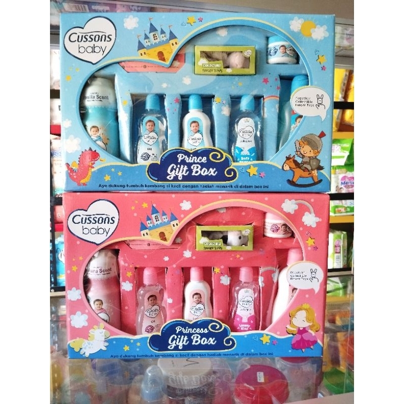 Jual CUSSONS BABY GIFT BOX PRINCE / PRINCESS | Shopee Indonesia