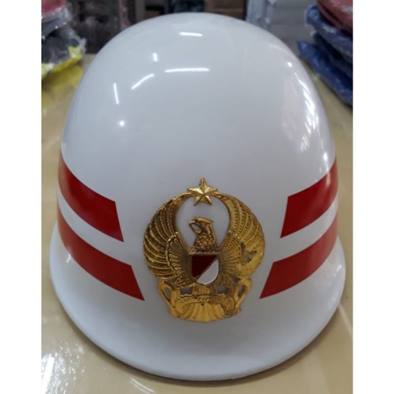 Jual Helm Paskibra TNI-Helm Panji Paskibra-Kendit-Pin Garuda-Pangkat ...