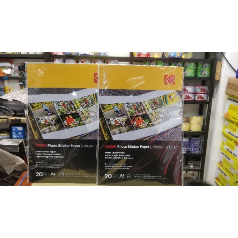Jual Kodak Photo Sticker Paper Glossy 120GSM | Shopee Indonesia