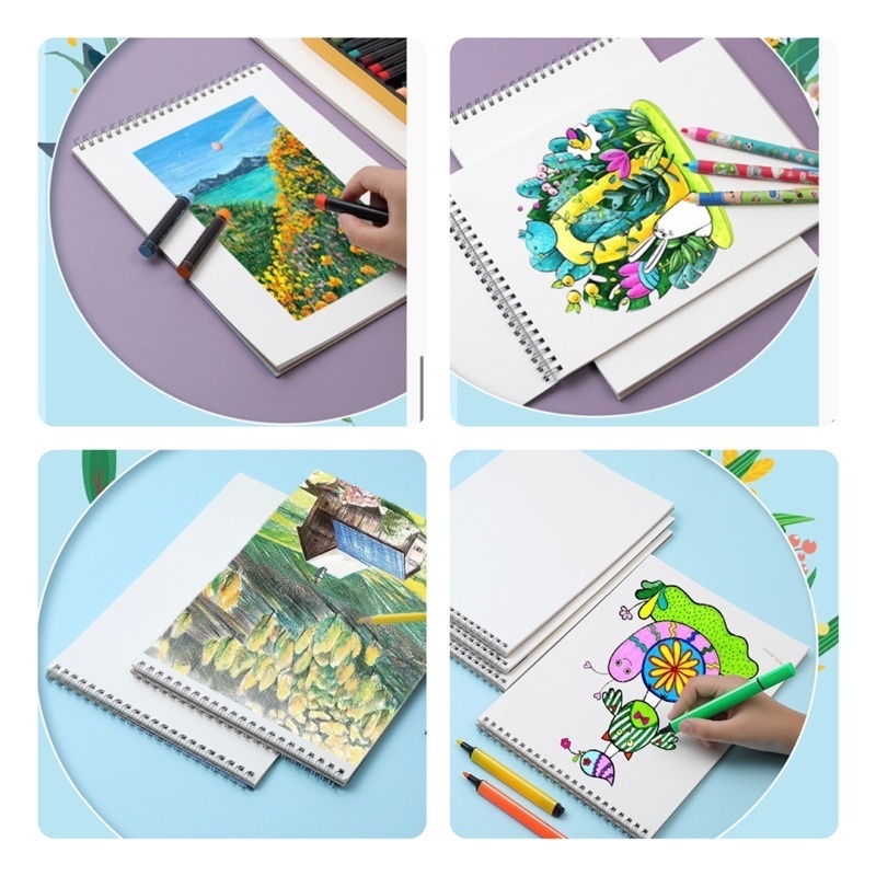 Jual Drawing Book / Buku Gambar Ring A4 Karakter Buku Gambar Anak ...