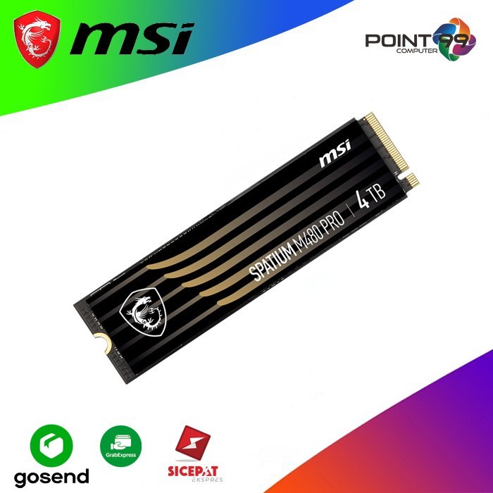Jual MODEL NAME : SPATIUM M480 PRO PCIe 4.0 NVMe M.2 CAPACITY : 4TB CONTROLLER : PHISON E18 ...