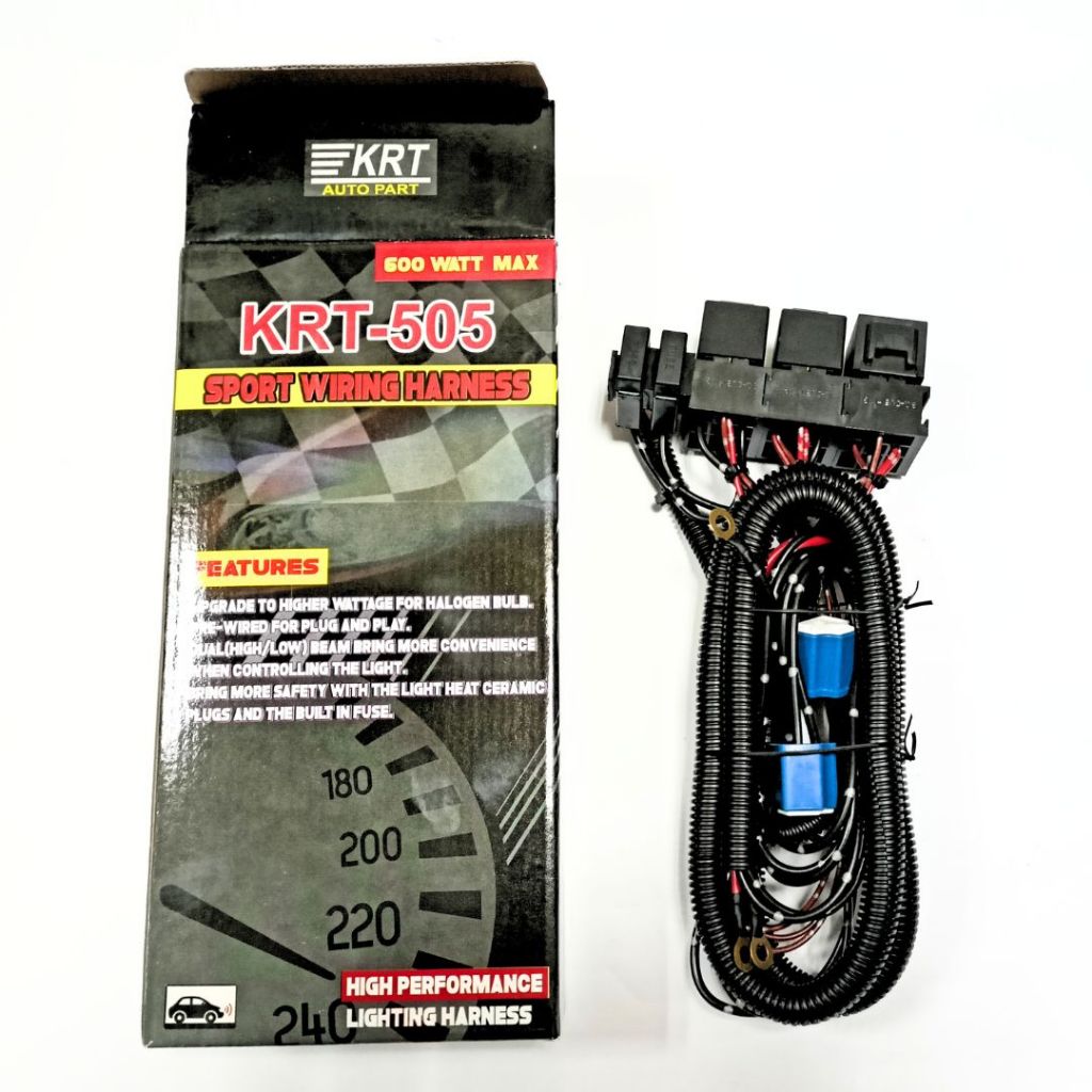 Jual Kabel Relay Set Lampu Mobil 3 Relay Headlamp H4 KRT 505 | Shopee ...