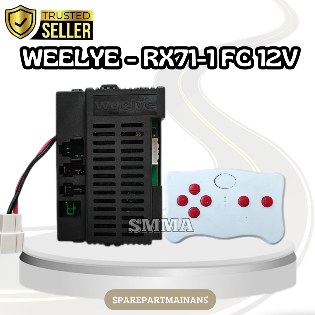 Jual SMA5 || Remote Control + Receiver Bluetooth RX37-12V sudah ganti ke RX71 FC Kabel mobil aki ...