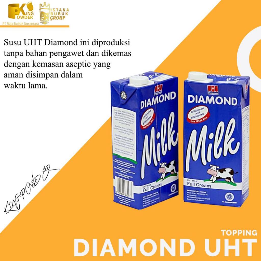 Jual Diamond UHT 1000 ml freshmilk diamond UHT 1 Liter | Shopee Indonesia