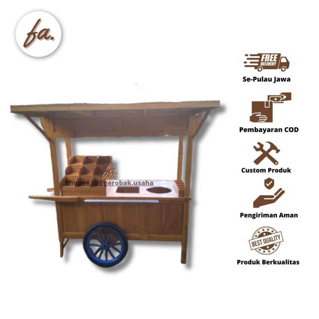 Jual Gerobak Korean Food/Gerobak Suki | Shopee Indonesia