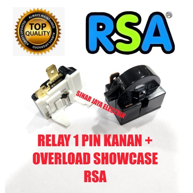 Jual RELAY RSA SHOWCASE KULKAS 1 PINTU / PTC RELAY SHOWCASE RSA PINTU ...