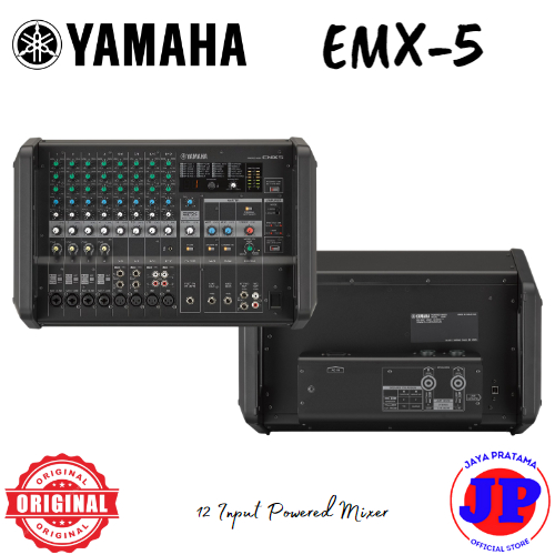 Jual Yamaha EMX5 Power Mixer 12-Channel Powered Mixer Original EMX-5 ...