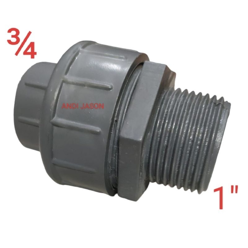 Jual V SOK WATER MUR 1 X 3/4 MEREK JAYA VALVE SOCKET WATER MOOR DRAT ...