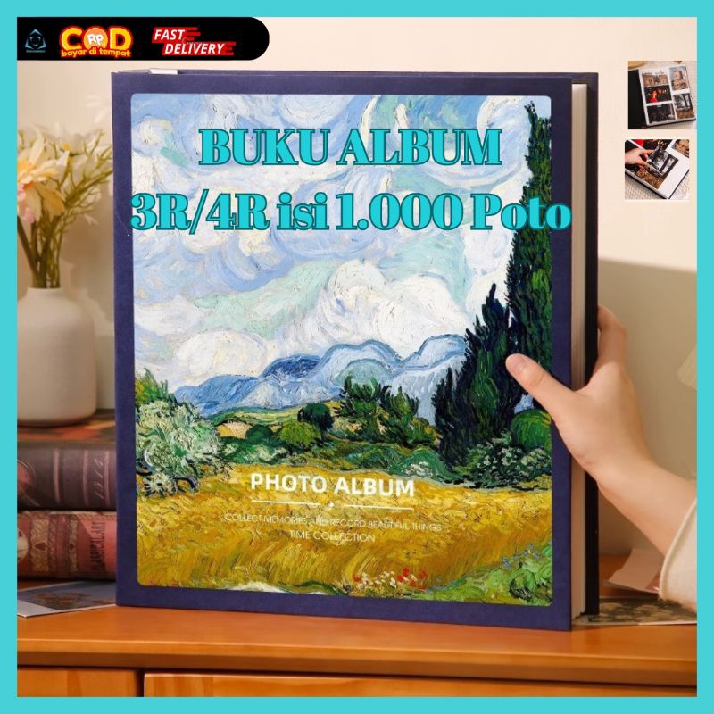 Jual BUKU ALBUM ISI 1000 POTO / BUKU ALBUM 1000 POTO 4R / BUKU ALBUM ...