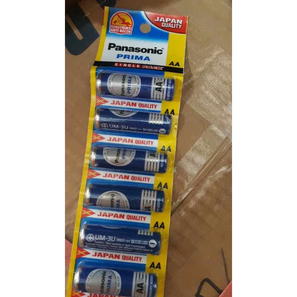 Jual Baterai Panasonic Prima Blue AA2 (Kemasan Renceng) | Shopee Indonesia