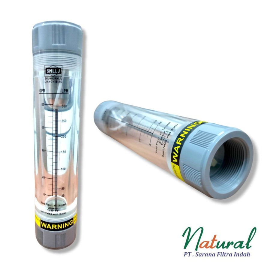 Jual Flow Meter / Rotameter 4 - 40 GPM, In Dan Out 1,5 Inch Model Pipa ...