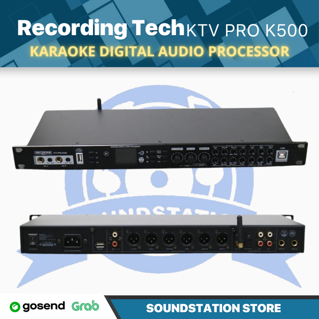 Jual Recording Tech KTV Pro K500 Karaoke Digital Audio Processor ...