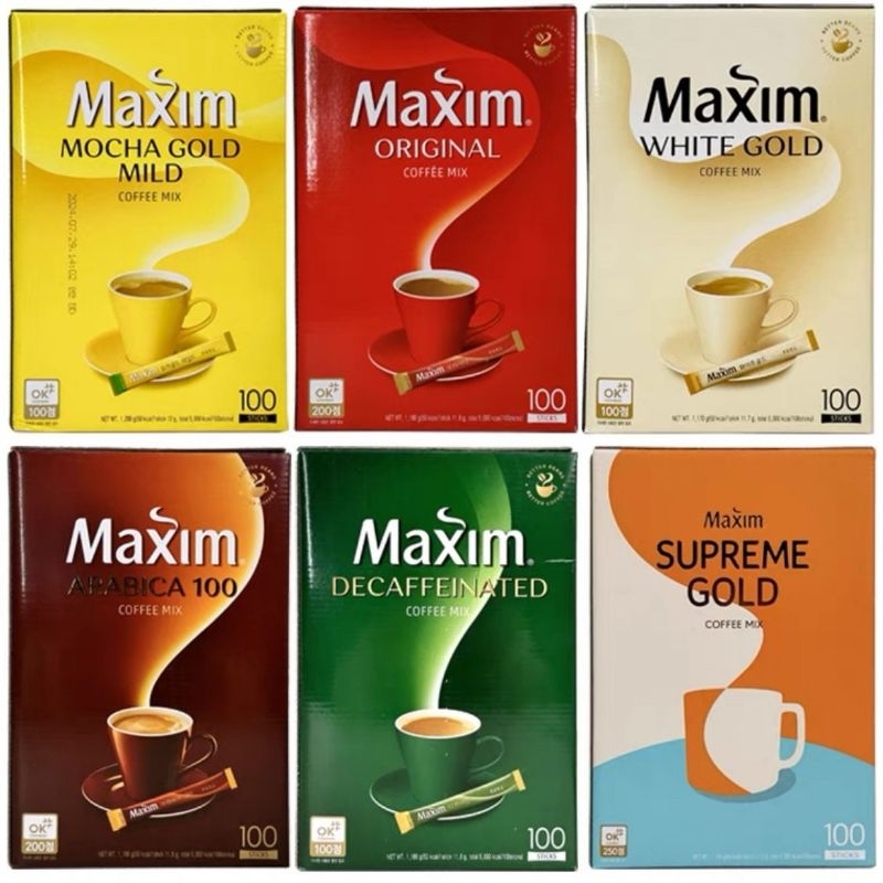 Jual Kopi Maxim Korea / Maxim Coffee Korea 1 Sachet | Shopee Indonesia