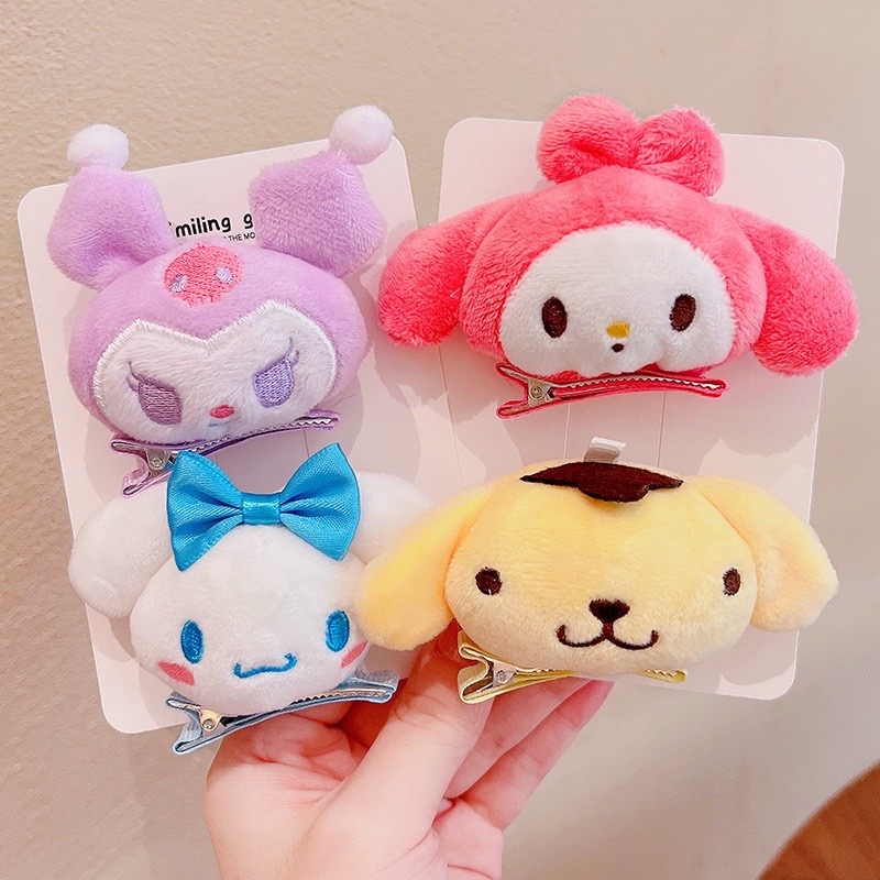 Jual SANSAN Jepit Rambut Boneka Sanrio Besar Lucu / Pita Rambut Jumbo ...